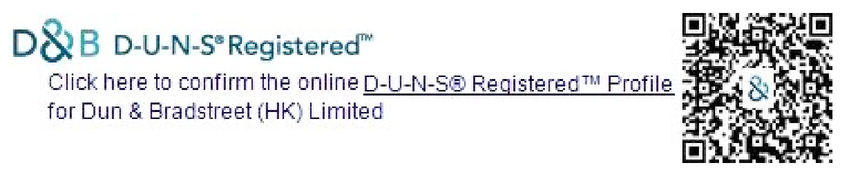 DUNS Registered - The globally trusted benchmark of Business Credibility